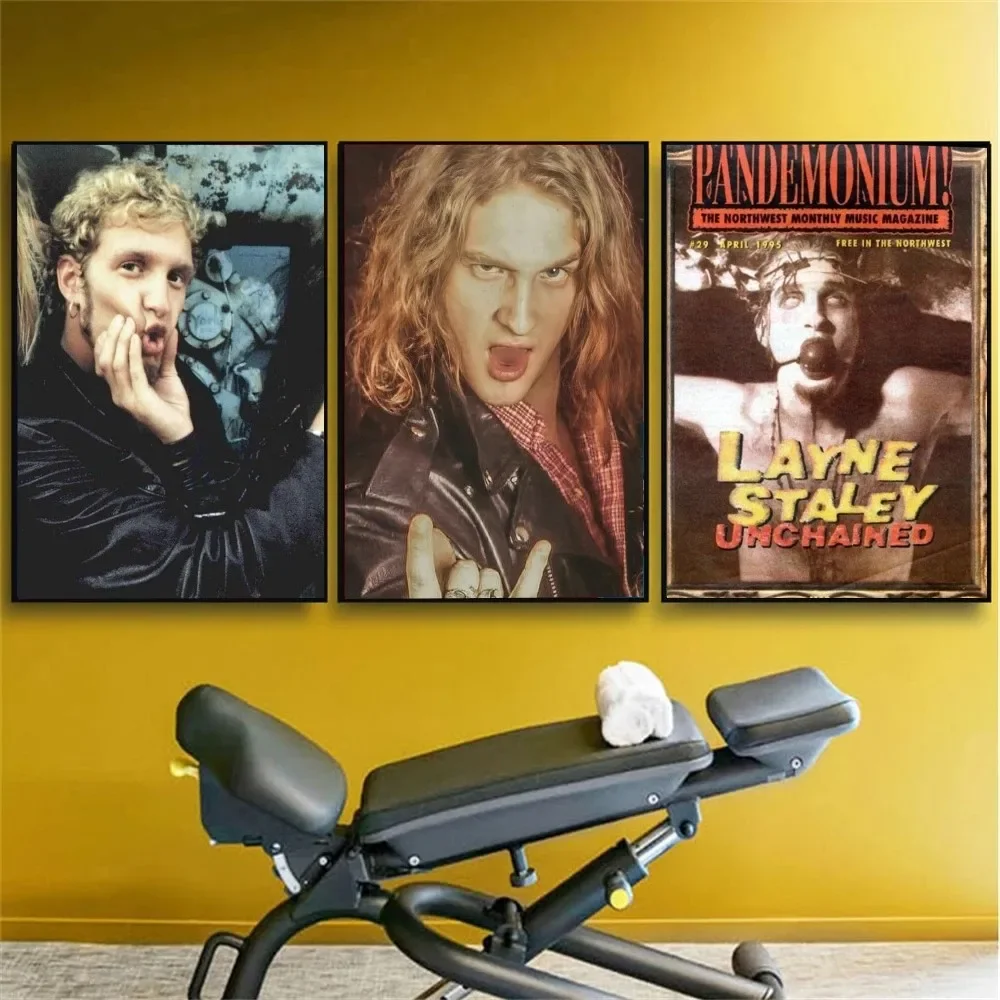 Layne-Staley-Poster-No-Framed-Poster-Kraft-Club-Bar-Paper-Vintage ...
