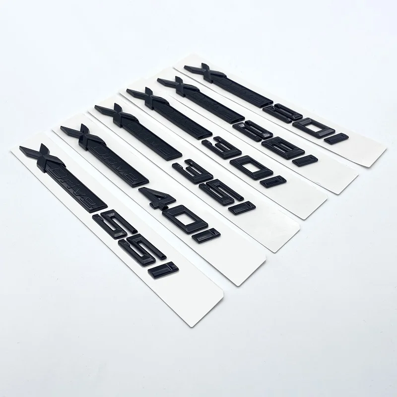 Glossy Black New Xdrive 20i 25i 28i 30i 35i 40i 48i 50i Fender Emblem ...