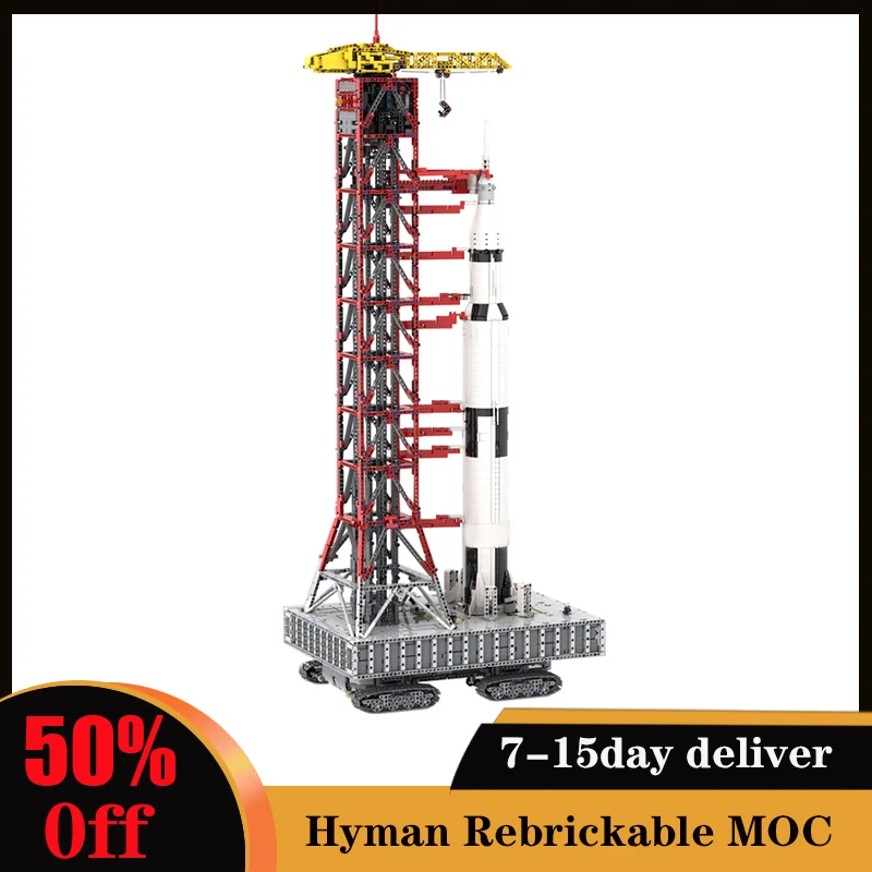 MOC-60088-Launch-Tower-Mk-I-for-Saturn-V-with-Crawler-Blocks-Launch ...