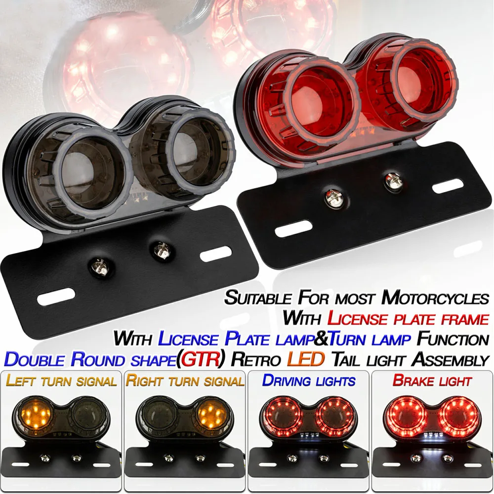 Motorcycle-LED-Taillight-12V-Custom-Motorbike-Rear-Stop-Brake-Lamp ...