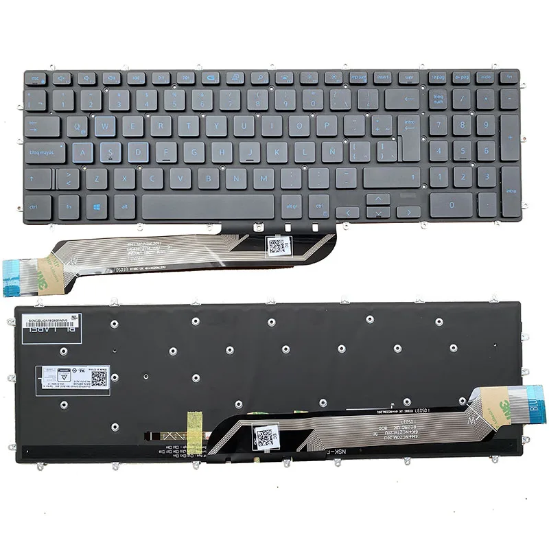 NEW-Spanish-French-For-Dell-g7-7588-7590-7790-g3-3579-3779-g5-5587-5590 ...