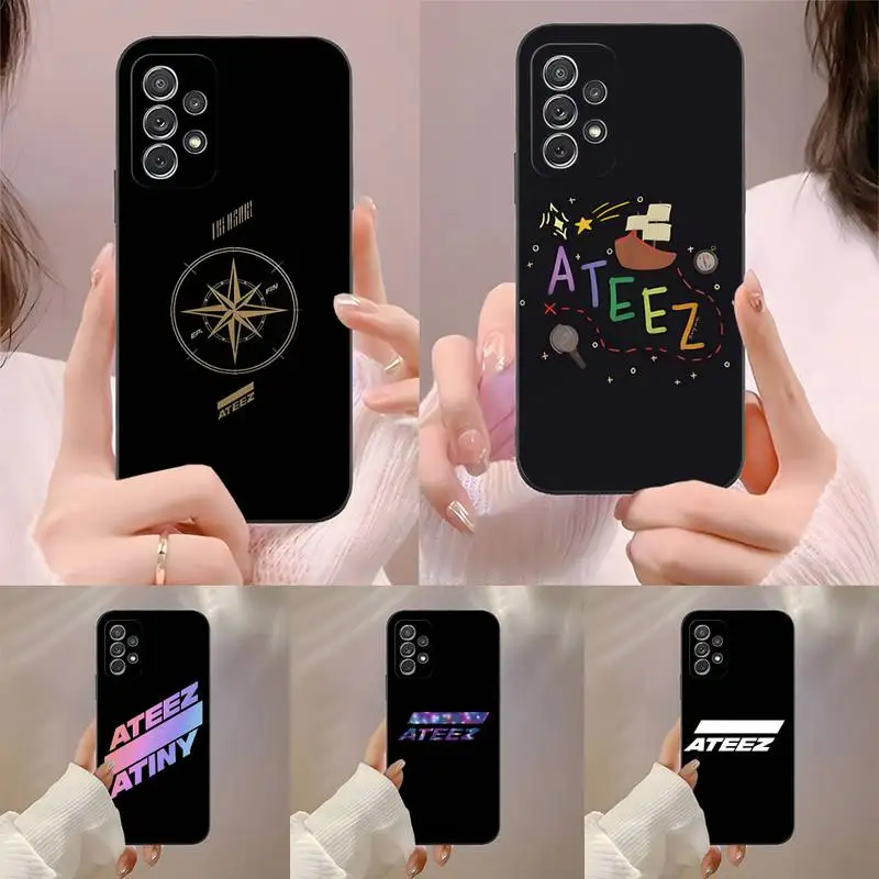 KPOP-ATEEZ-Logo-Phone-Case-Funda-For-Samsung-A32-A21-A22-A30-31-A40-A42 ...