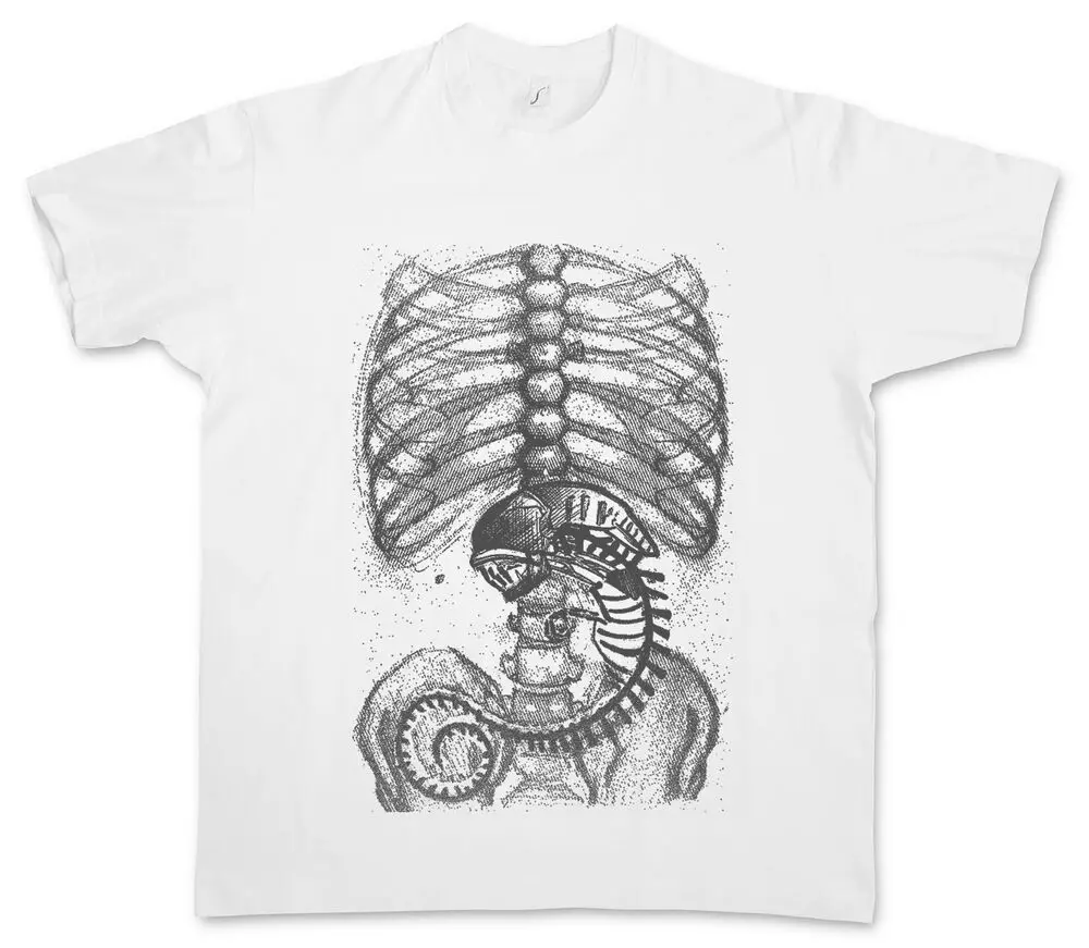 XENOMORPH-ALIEN-II-T-SHIRT-Ripley-Prometheus-Weyland-Movie-Yutani-tops ...