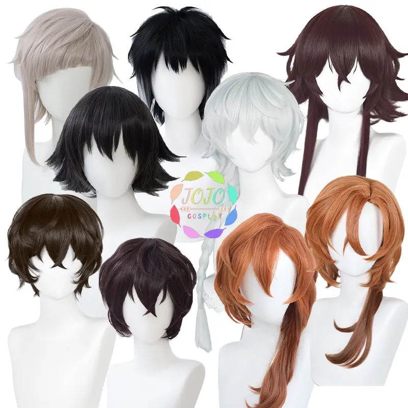 Bungo-Stray-Dogs-Cosplay-Wig-Dazai-Osamu-Nakajima-Atsushi-Nikolai-Gogol ...