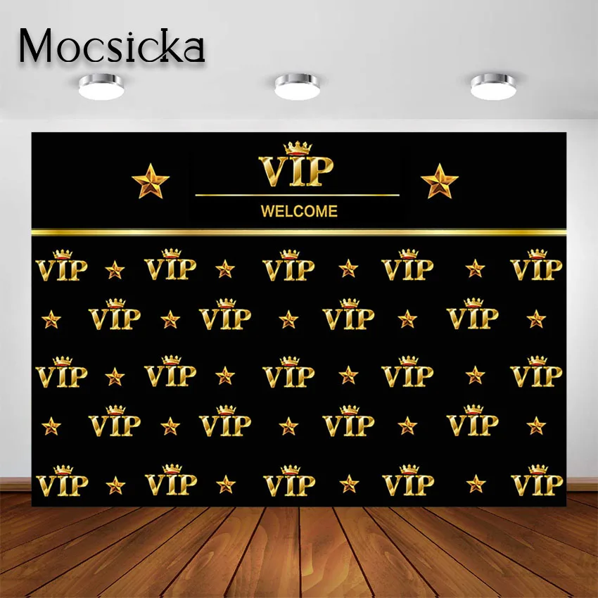 Royal Crown Star Vip Backdrop Partyphoto Backdrops Red Carpet Event ...