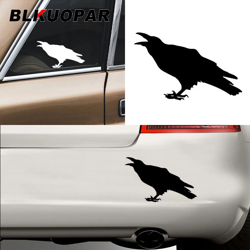 BLKUOPAR-Cawing-Raven-Birds-Car-Sticker-Scratch-proof-Funny-Creative ...
