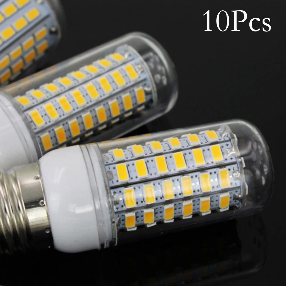 10X Led Corn Light Bulbs 5730 Smd 220V Led Bulb E27 For Home E14 Gu10 ...