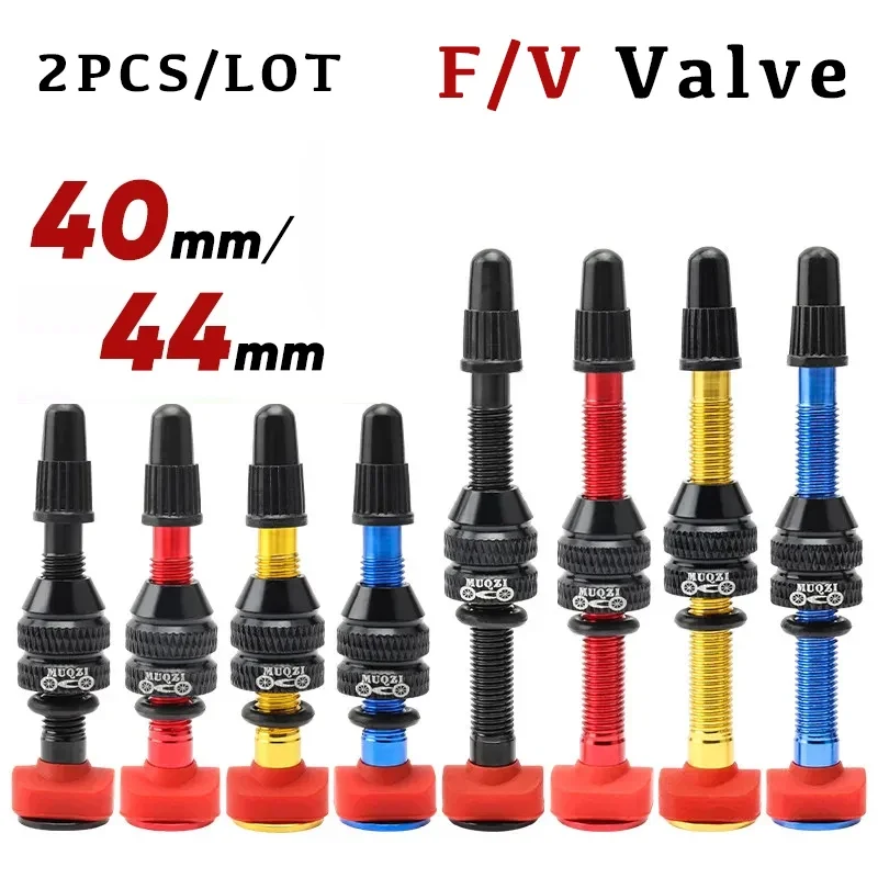 2PCS-MTB-Bike-Tubeless-Air-Presta-Valve-40mm-60mm-Tubeless-Wheel-Tyre-F ...