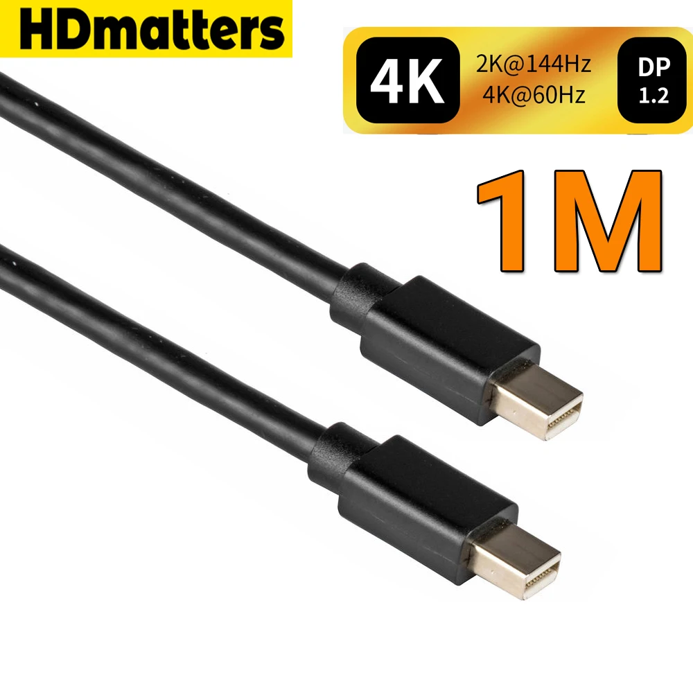 Cabo de Extensão Mini Displayport Preto, Thunderbolt 2 Display Port DP ...