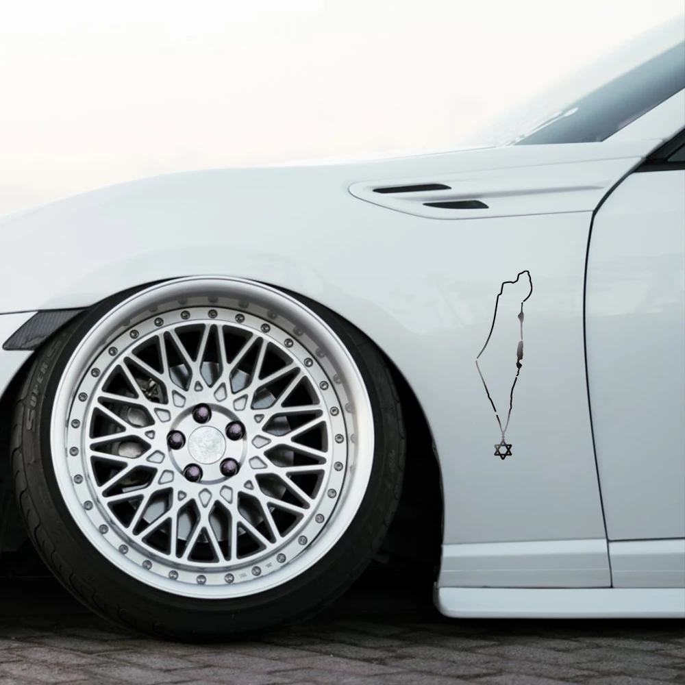 Israel-Map-Car-Sticker-Reflective-Vinyl-Film-Decals-Auto-Body-Side ...