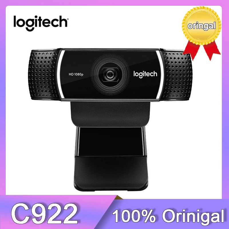 Logitech – Webcam C922 Pro Hd 1080p, Caméra Pour Conférence D'affaires ...