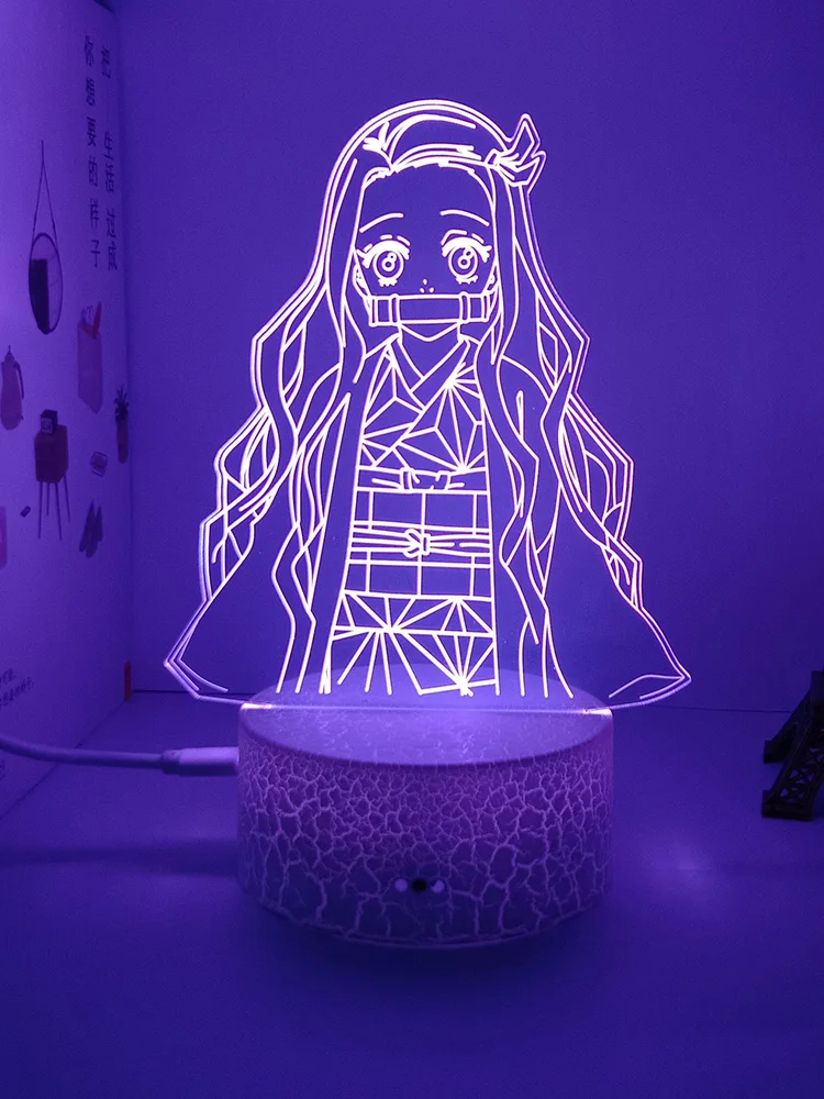 Demon Slayer Lamp | Nezuko Light | Night Lights | Led Kimetsu | Nezuko ...
