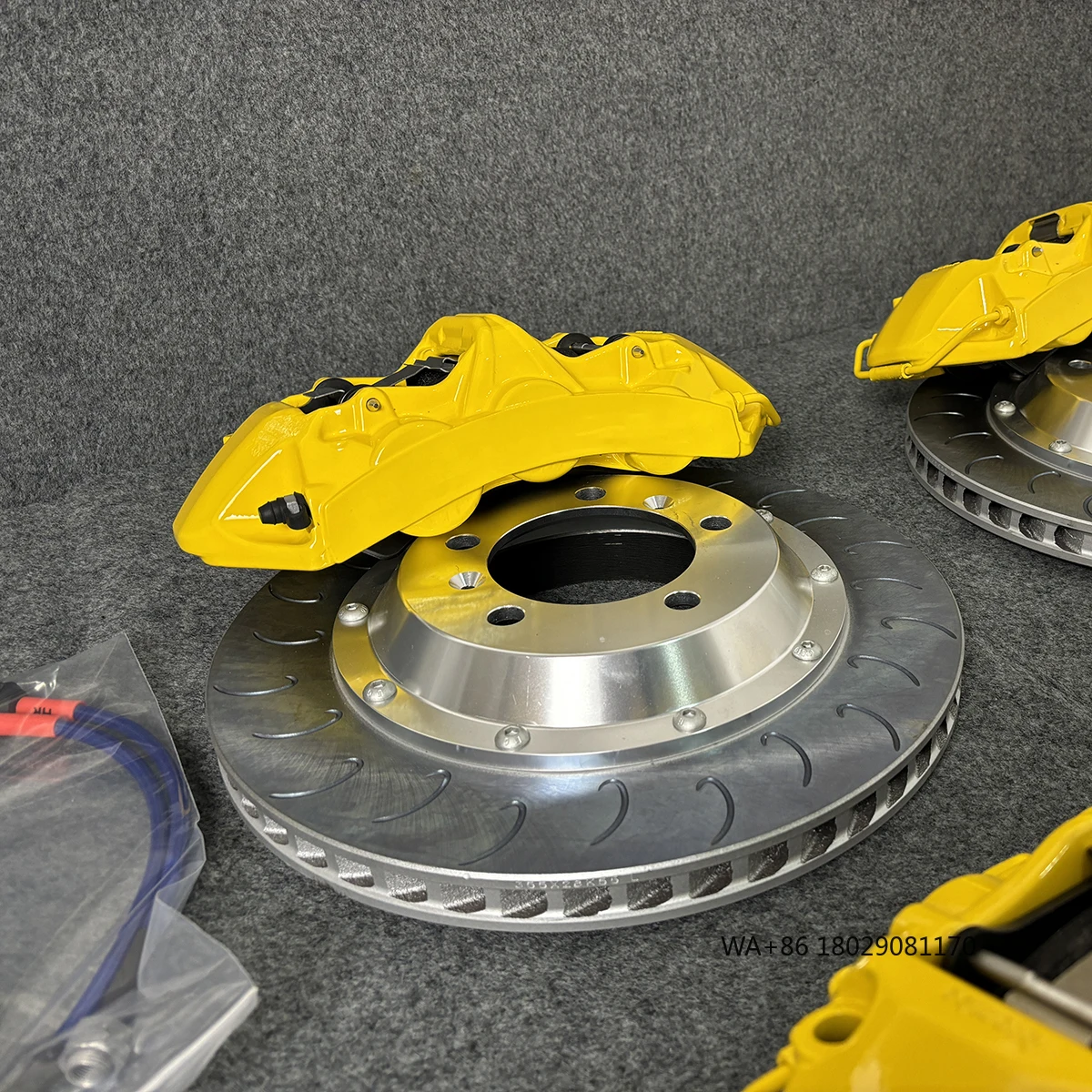 Custom Painted Caliper with Disc 355mm-380mm Brake Kit Front 6-Piston ...