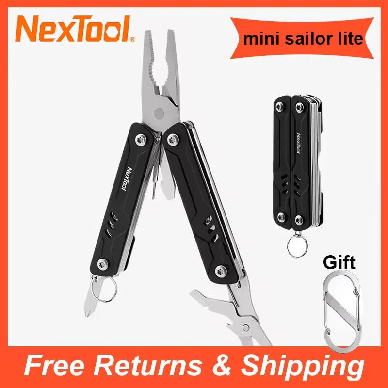 NexTool-Mini-Sailor-Pliers-Lite-10-In-1-Folding-Multitool-Scissors ...