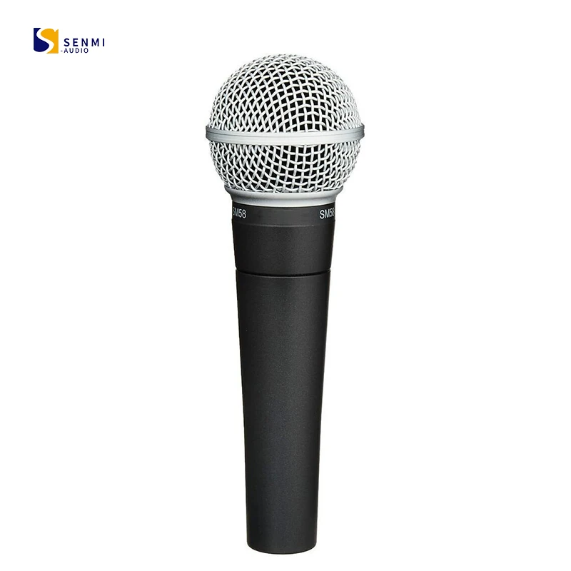 SM58 Dyanmic Microphone Karaoke Speech Microphone Wired Singing Mics ...