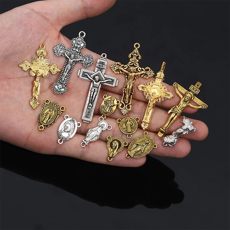 Catholic Charm Bracelet | Catholic Rosary Accessories | Gold Rosary ...