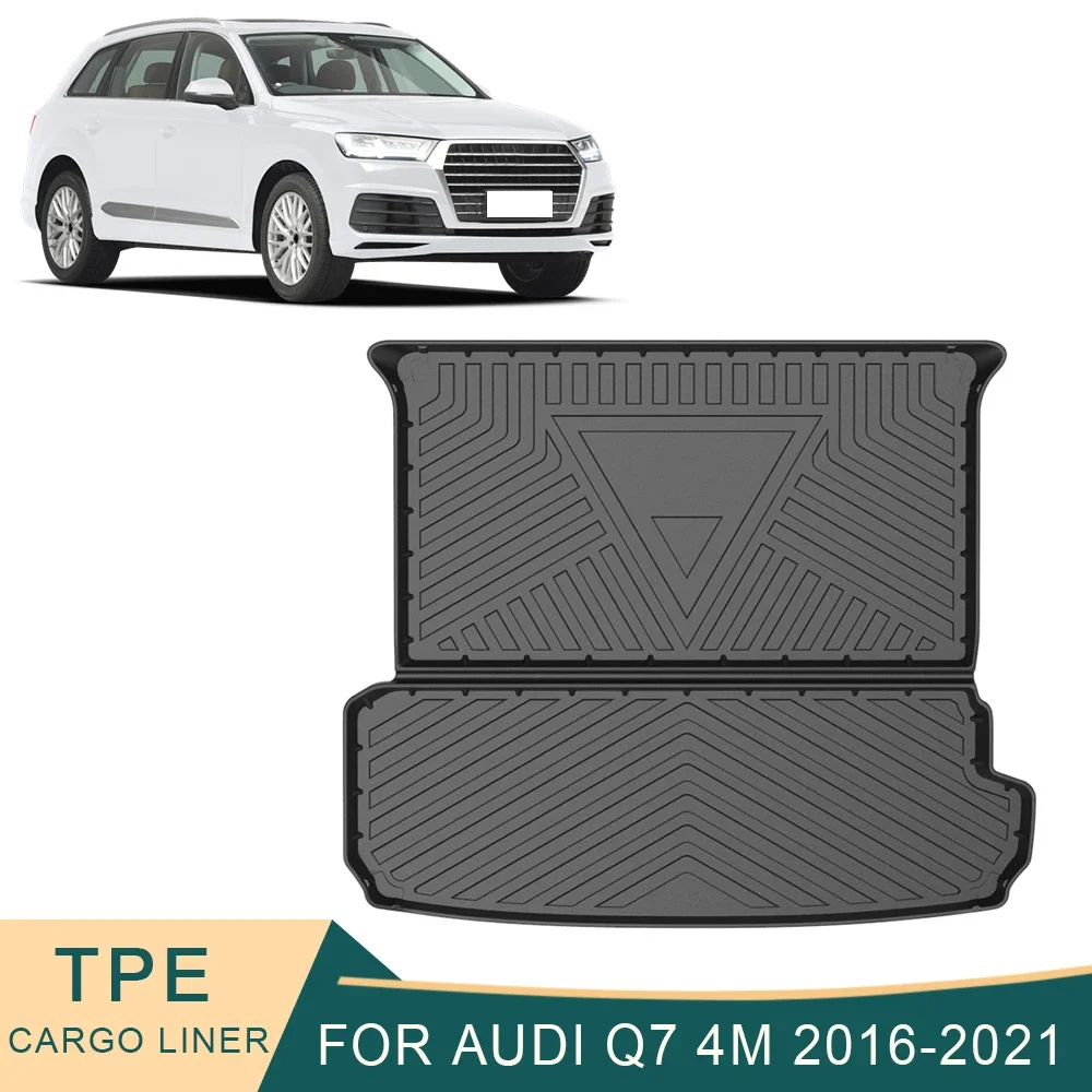 For-Audi-Q7-4M-2016-2022-Car-Cargo-Liner-All-Weather-TPE-Non-slip-Trunk ...