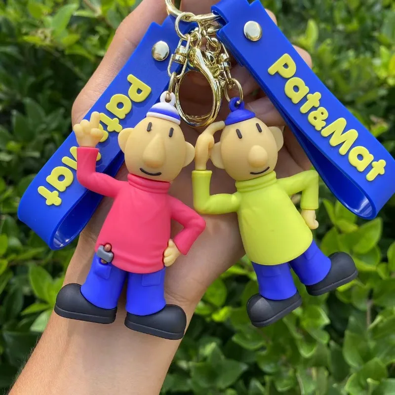 Cute-Nerd-Brothers-Keychain-for-Car-Keys-Anime-Accessories-Key-Chains ...