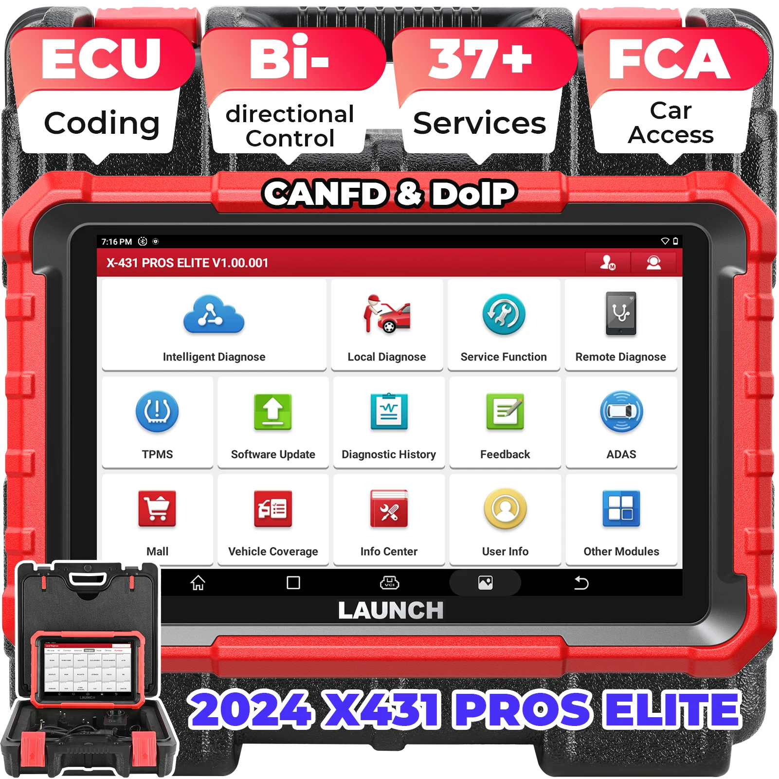 LAUNCH-X431-PROS-Elite-herramientas-de-diagn-stico-OBD2-esc-ner ...