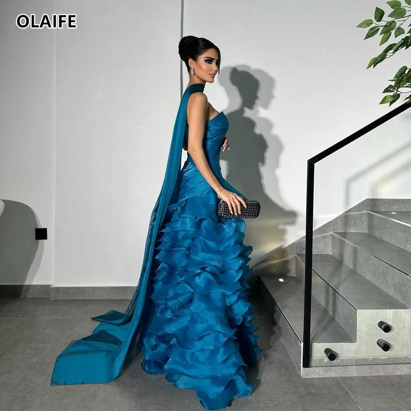 Vestido De Fiesta De Sirena Para Mujer Traje De Lujo Elegante Formal
