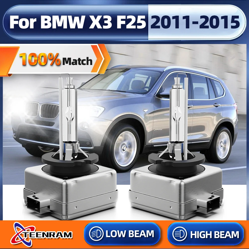 Super Bright D1S Xenon Bulbs 35W HID Headlights 6000K White Car Lights ...