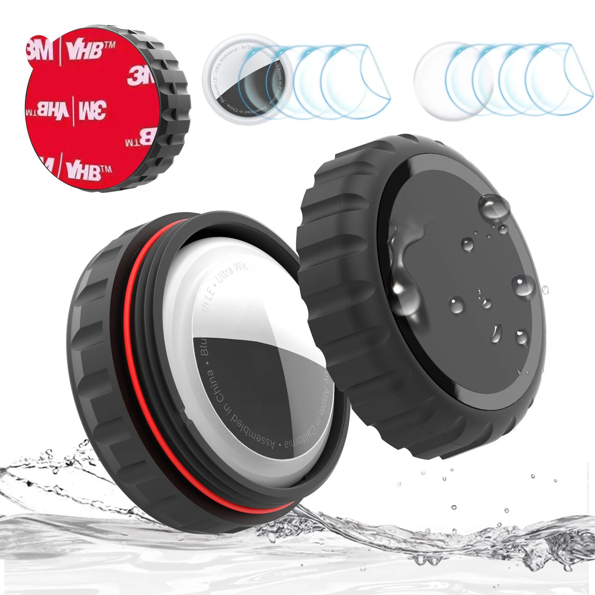 AirTag Adhesive Mount Waterproof Stick-On Holder | 3M VHB, Ultra ...