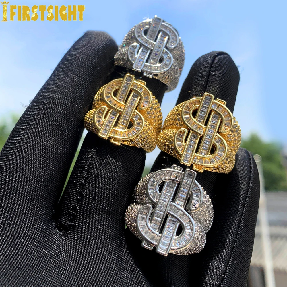 Gold Dollar Sign Bling