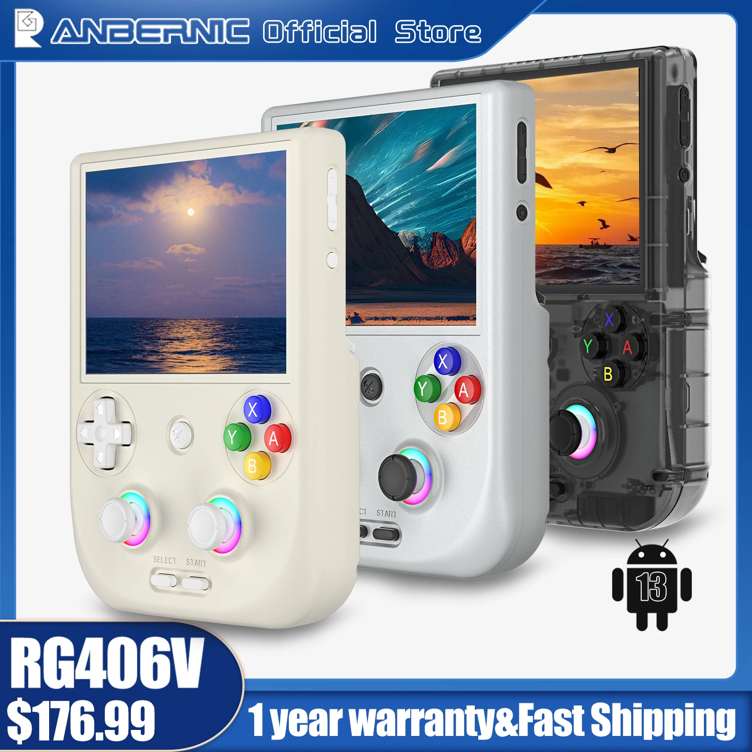 ANBERNIC-RG406V-Retro-Game-Console-Android-13-Unisoc-T820-64-bit-Game ...