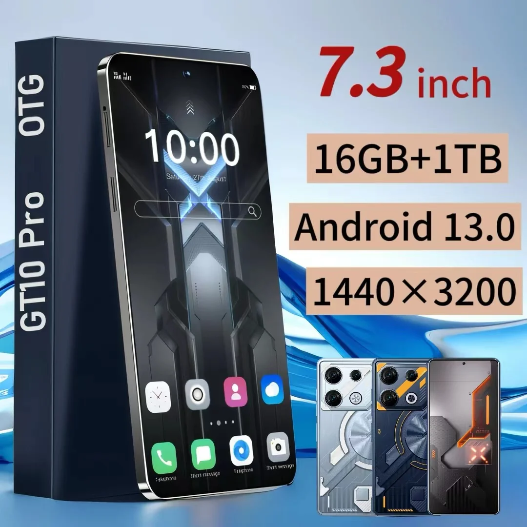 New-Original-Cell-Phone-GT10-Pro-Smartphone-16GB-1TB-Cellphones-7-3inch ...