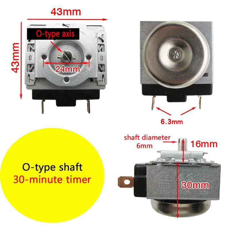 3pcs DKJ/1-30 30 Minutes Oven Disinfection Cabinet Part Oven Timer O ...
