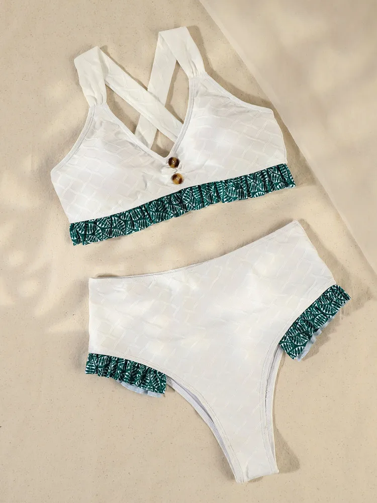 Miyouj Sexy Swimsuit High Waist Bikini 2024 Swimwear Female Bikinis Set ...