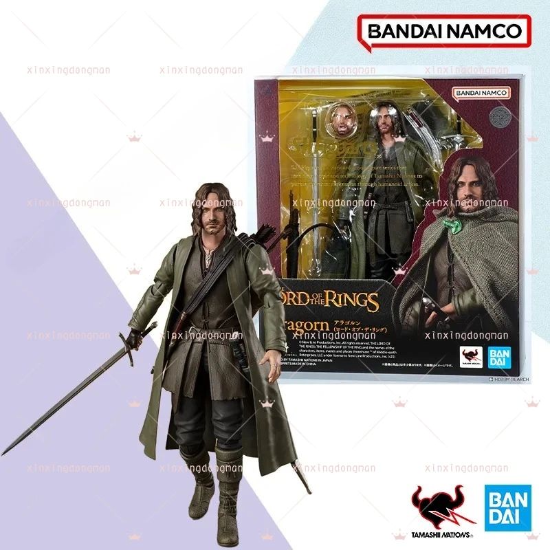 Original box Bandai SHF THE LORD OF THE RINGS Aragorn Figure Finished ...