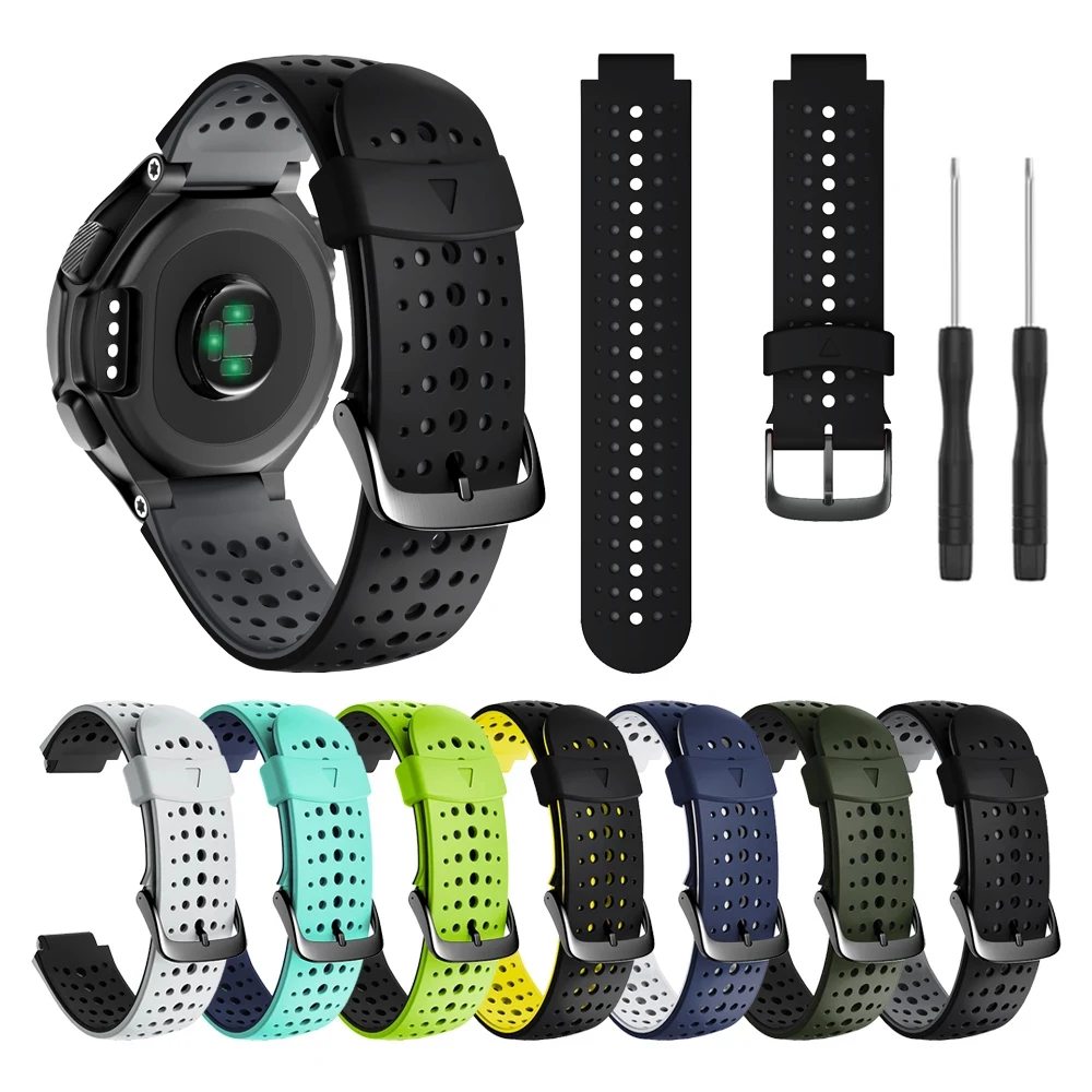 Bracelet-sport-en-silicone-pour-Garmin-Forerunner-bracelet-de-montre ...