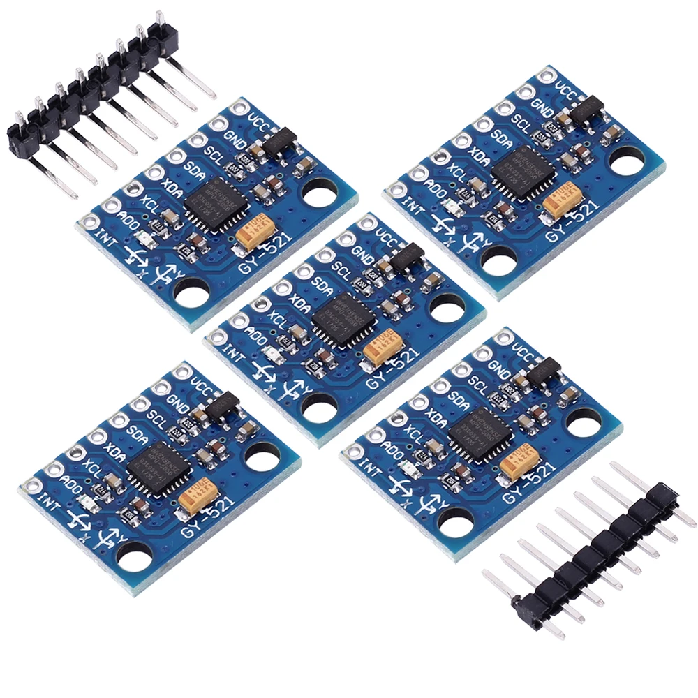 5Pcs-MPU-6050-MPU6050-GY-521-Accelerometer-Gyro-Sensor-6DOF-Three-Axis ...