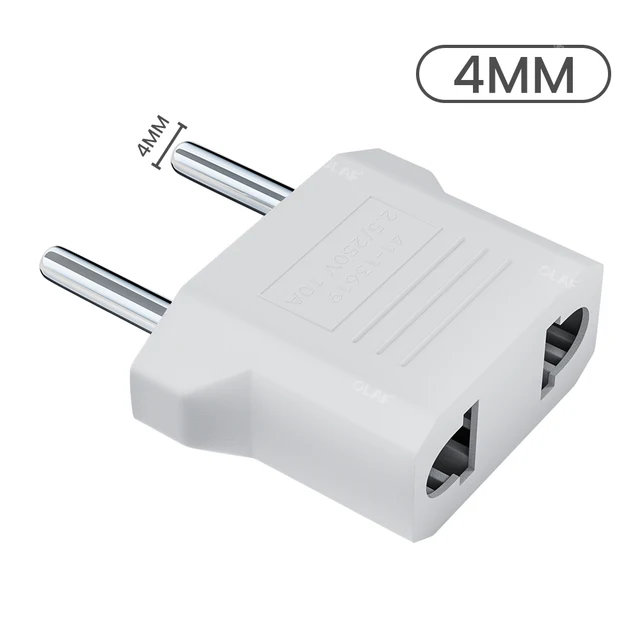 Olaf 1-20pcs Tomada Elétrica Plugs Adaptadores EUA para UE Plug Power ...