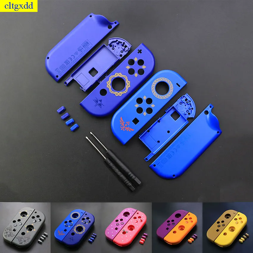 Bleu - Boîtier De Remplacement Pour Switch Ns Joy Con, 5 Couleurs ...