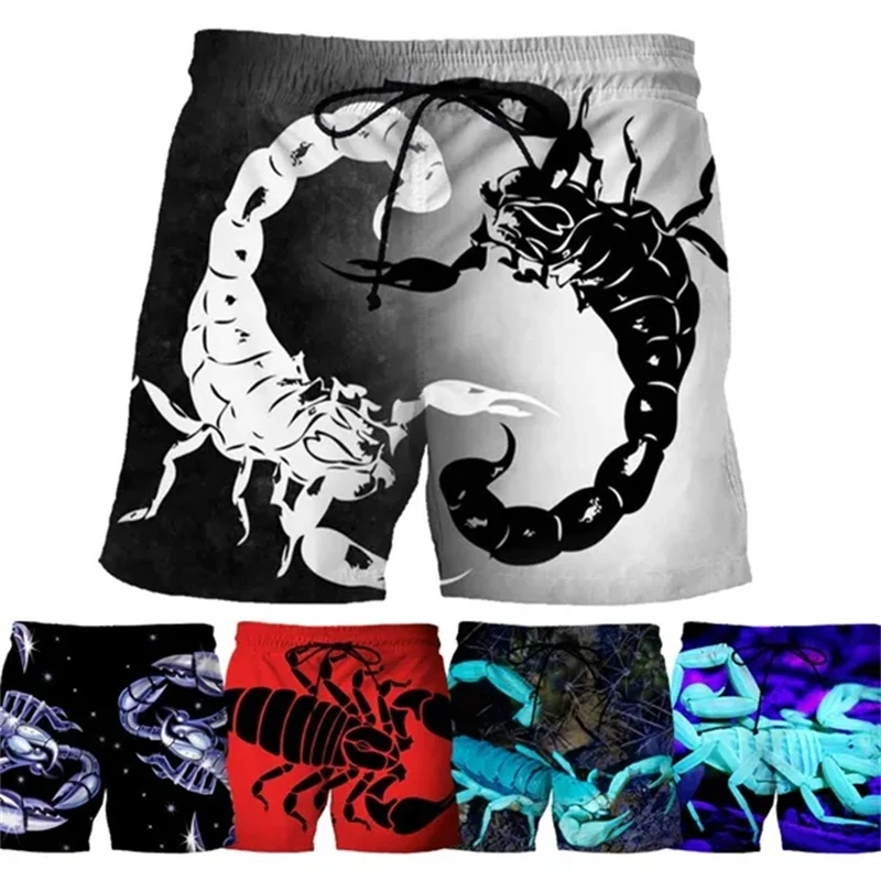 Scorpion-Design-Men-s-Beach-Shorts-Fitness-Quick-drying-Swimsuit-Funny ...