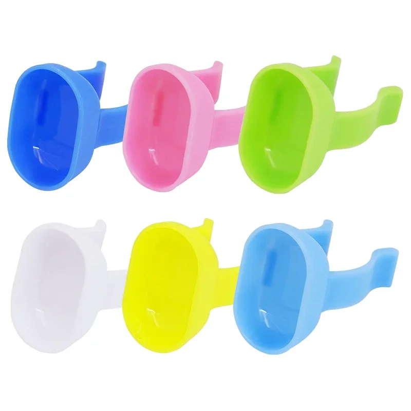 800pcs Dental Mixing Finger Ring Bowl Cup Plastic Silicone Holder ...