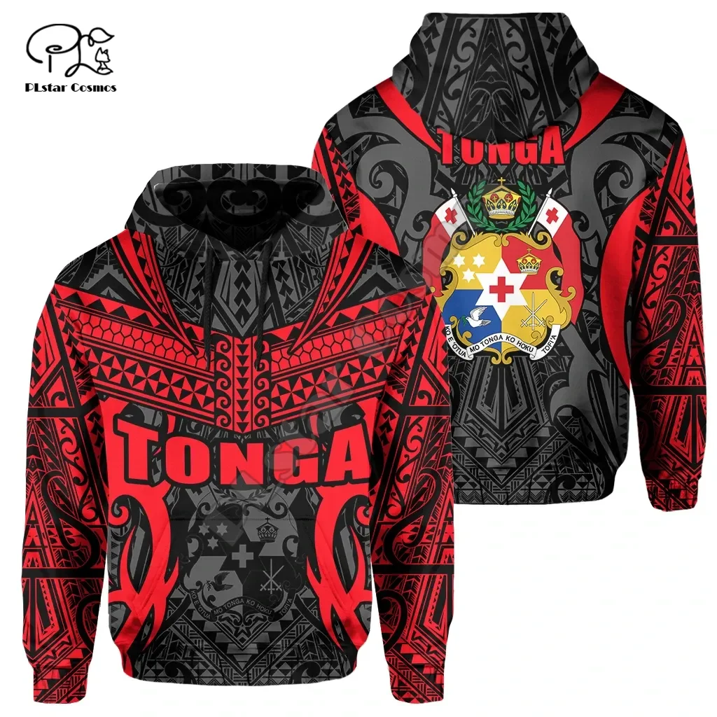 Polynesian Island Tonga Tattoo Country Flag Tribal Culture Retro ...
