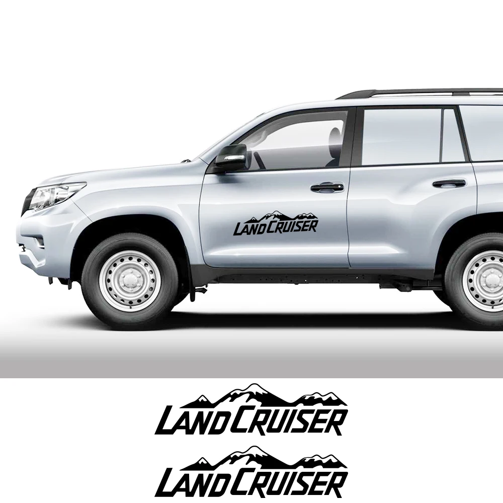 Car Side Stickers Auto Vinyl Decal Accessories For Toyota Land Cruiser ...