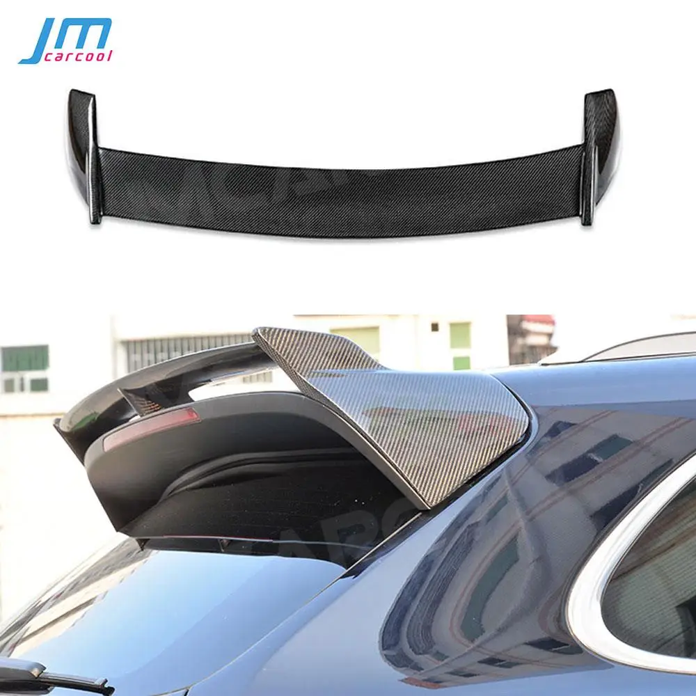 Carbon Fiber Car Rear Trunk Lip Middle Spoiler Roof Spoilers Wings For ...