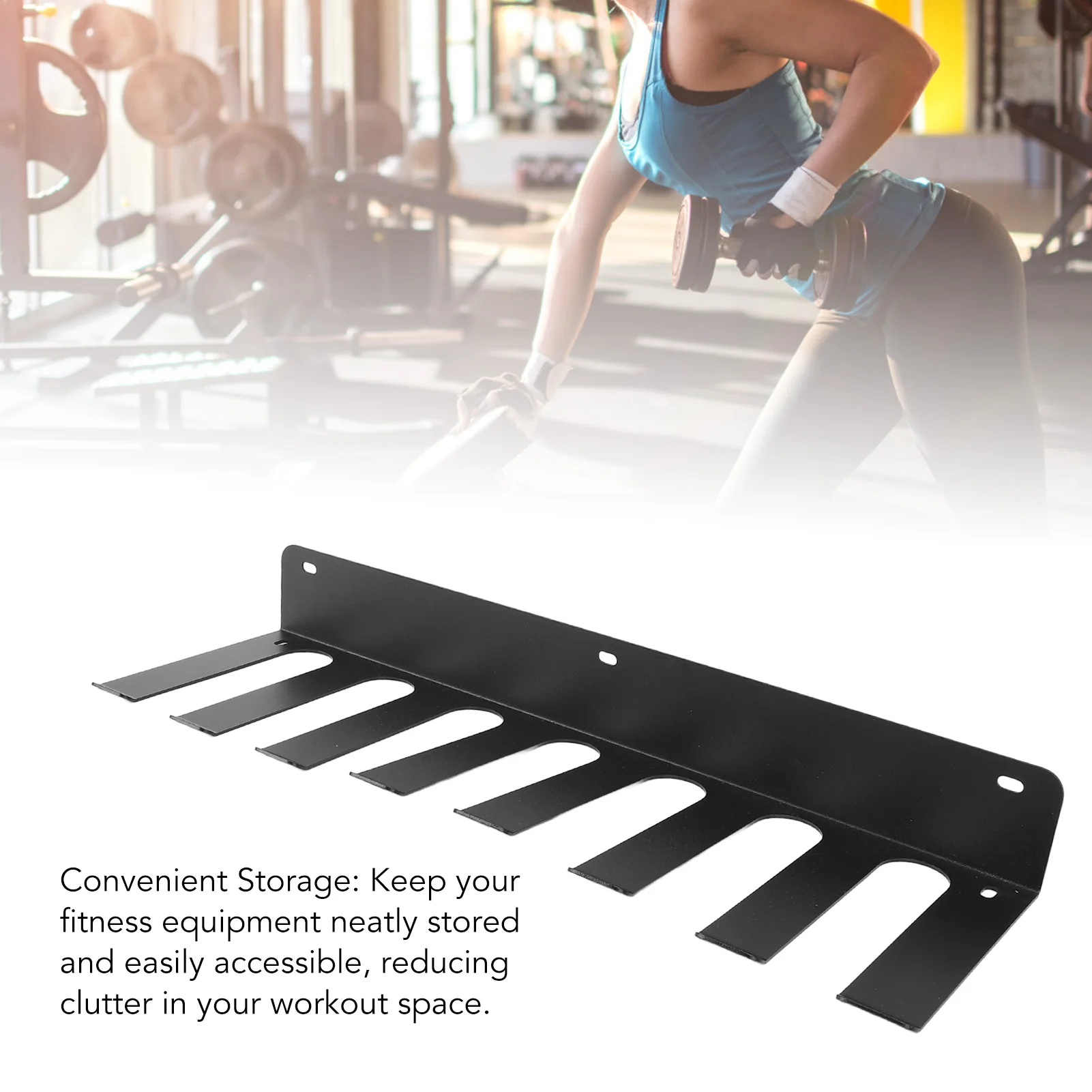 Gym-Organizer-Rack-8-Hook-Versatile-Gym-Equipment-Wall-Rack-Hanger-for ...