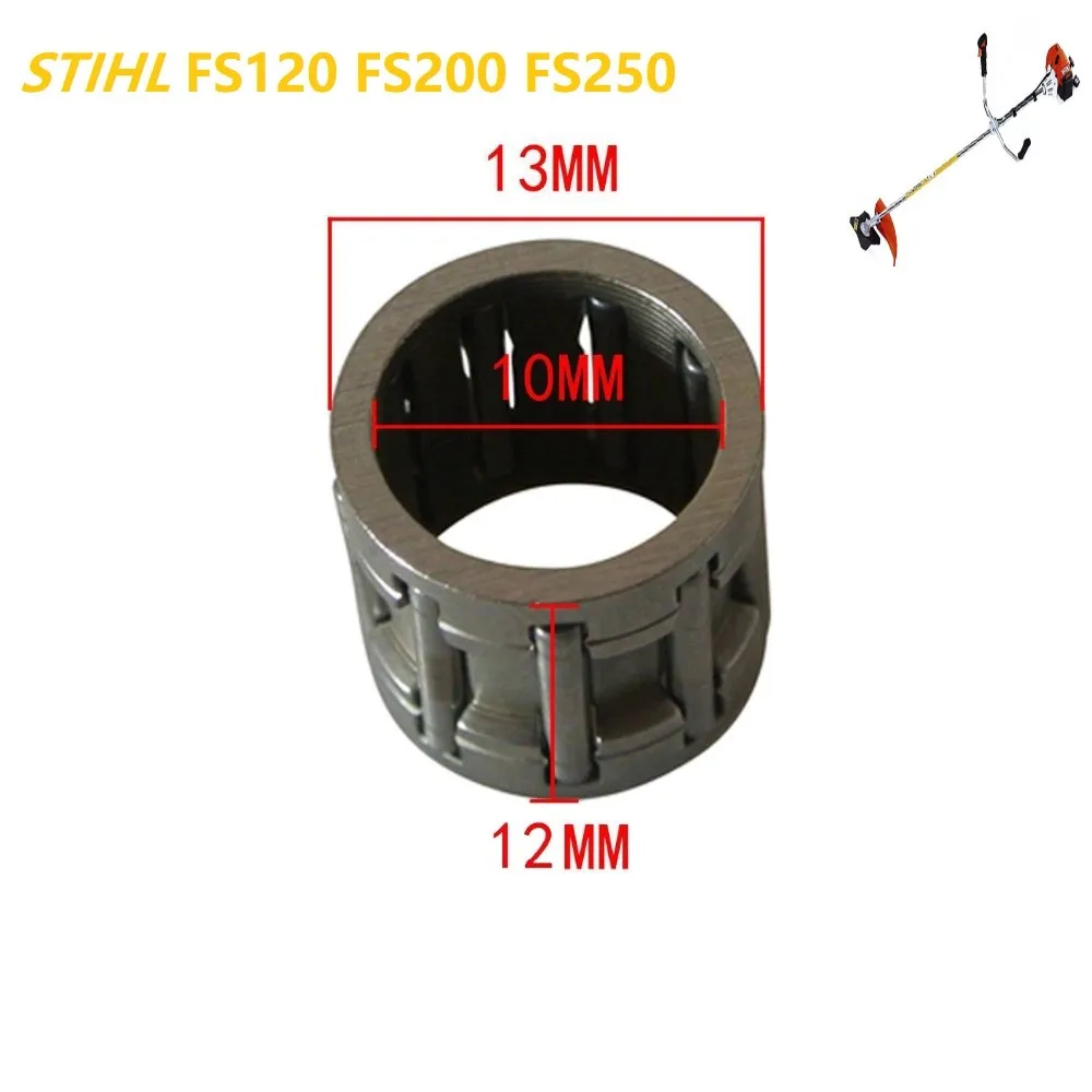 2pcs FS120 Piston Needle Bearing Cage 10x13x12.5 For STIHL FS250 FS300 ...