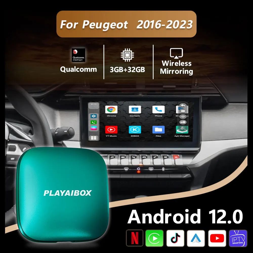 Android Auto Tv Box 2022 Wireless CarPlay Android 12 System