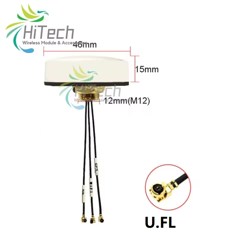 4G+2.4G+GPS 3 in 1 Combination Antenna GPS+LTE +WIFI DTU Outdoor ...