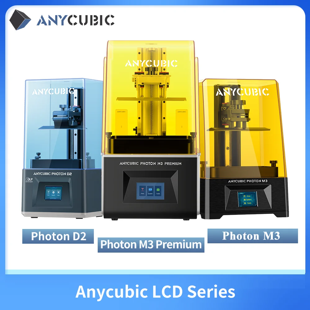 ANYCUBIC 3D Printer LCD Photon mono 4K X 6K Photon M3 Plus MAX e DLP ...
