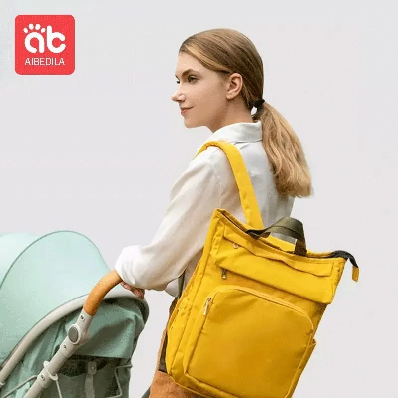 AIBEDILA Baby Bags for Mom Bag Large Capacity Multifunction Backpacks ...