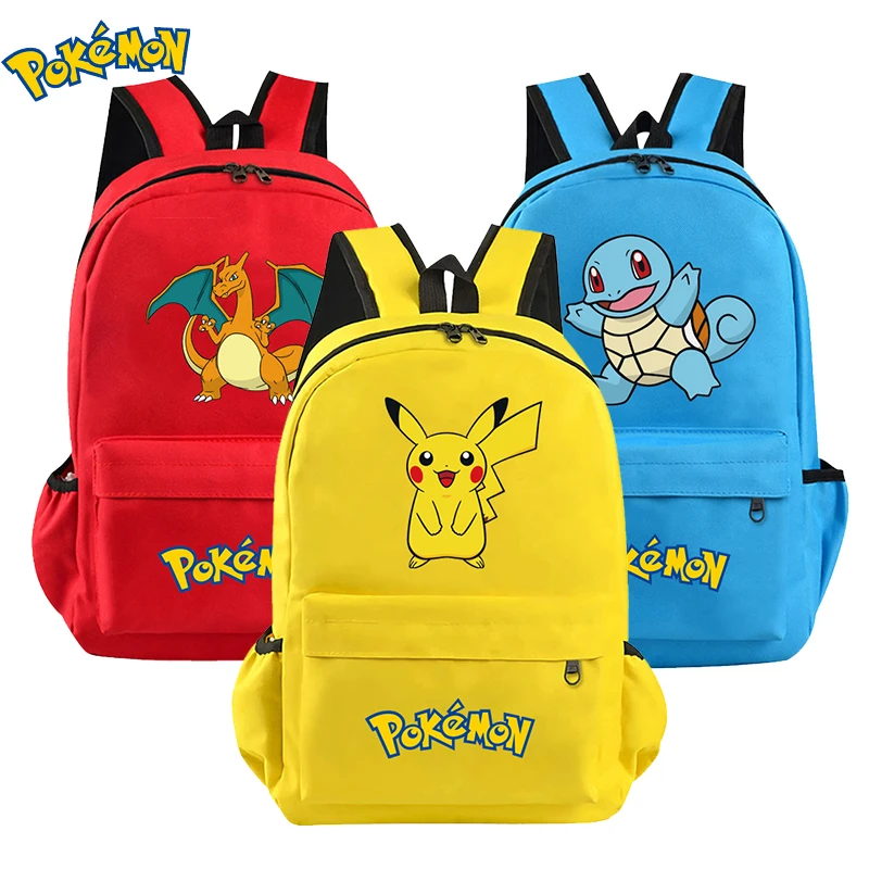 Mochila-impermeable-de-Pok-mon-para-mujer-morral-escolar-de-Pikachu ...