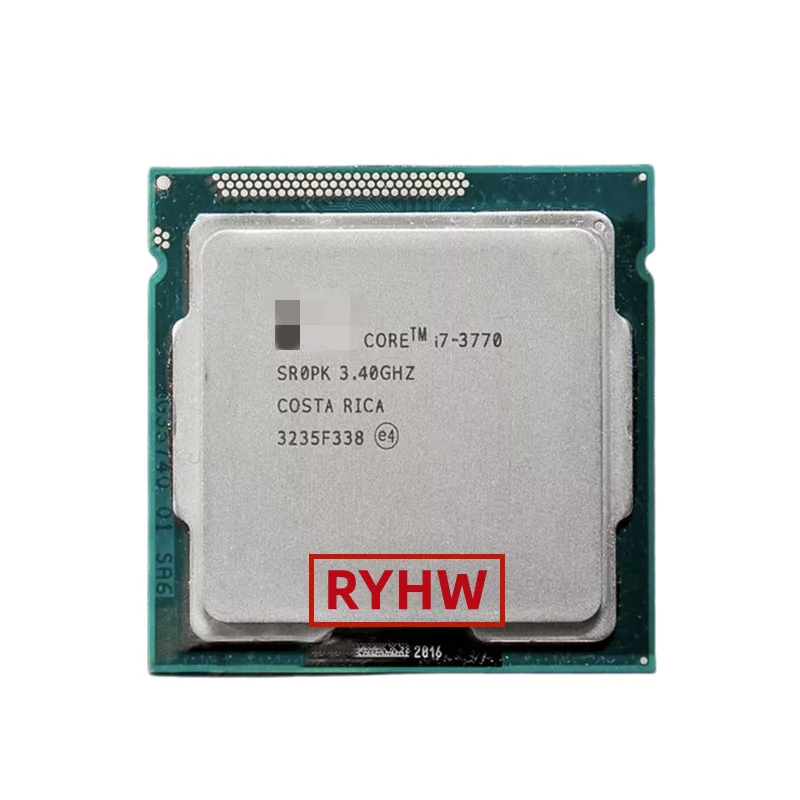 For Intel Core I7 3770 I7-3770 3.4 Ghz Quad-core Eight-thread Cpu Processor 8m 77w Lga 1155 ...