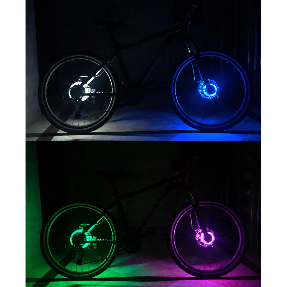Vélo Lumière,Red 3PCS--led velo Lampe de roue de bicyclette à Induction ...